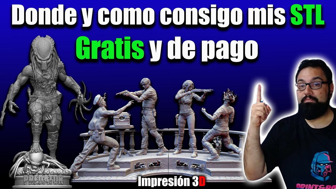 Como conseguir STL gratis y de pago en 2024 para imprimir en 3D. Descarga los mejores STL 2024 ...