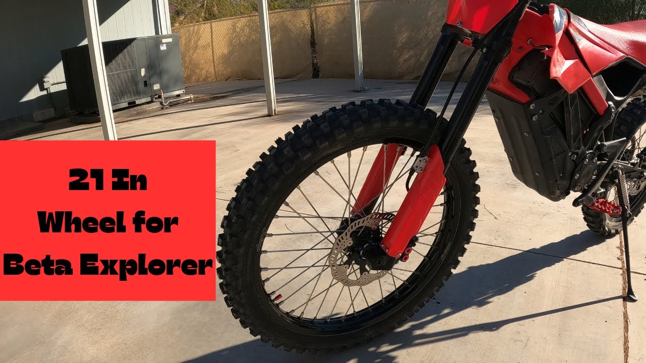 21 inch wheel for Beta Explorer - YouTube