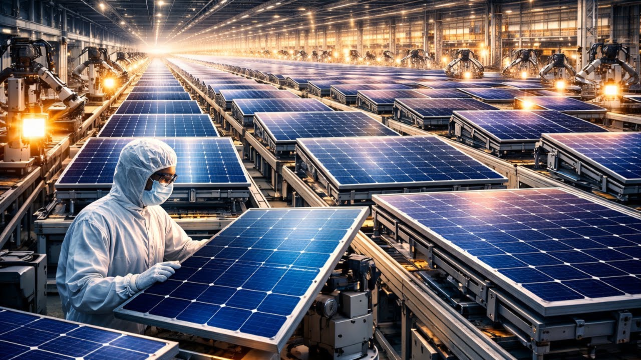 Inside the Solar Panel Factory How Silicon Wafers Become Clean Energy ...
