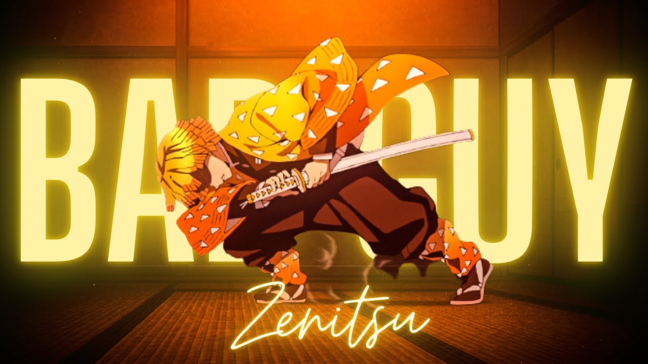 Zenitsu - Bad Guy • Demon Slayer | HD Anime Edit | Billie Eilish - YouTube
