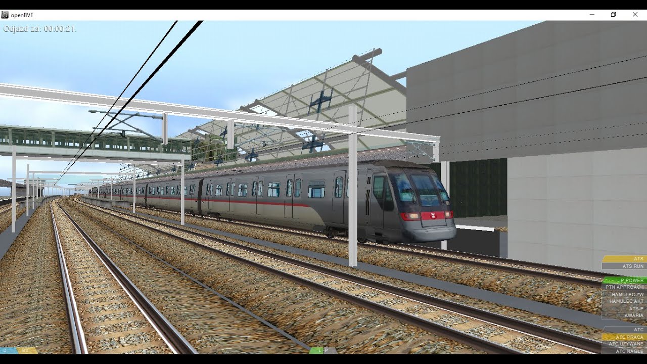 OpenBVE - MTR Tung Chung Line (MTR A-Train EMU) - YouTube