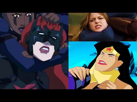 DC Heroines Choked Ryona (Compilation)
