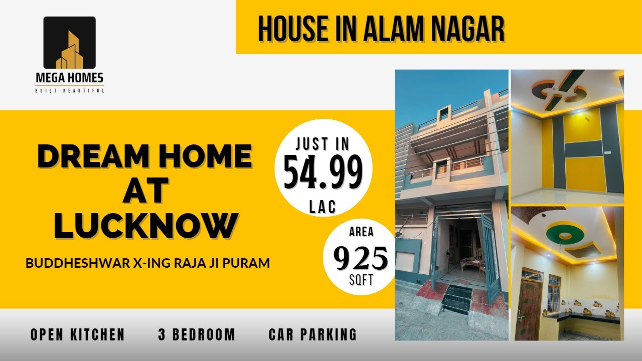 DREAM HOME AT LUCKNOW || ALAM NAGAR ME APNA GHAR #Lucknow Me Gahr# Lucknow me makaan# MegaHomes ...