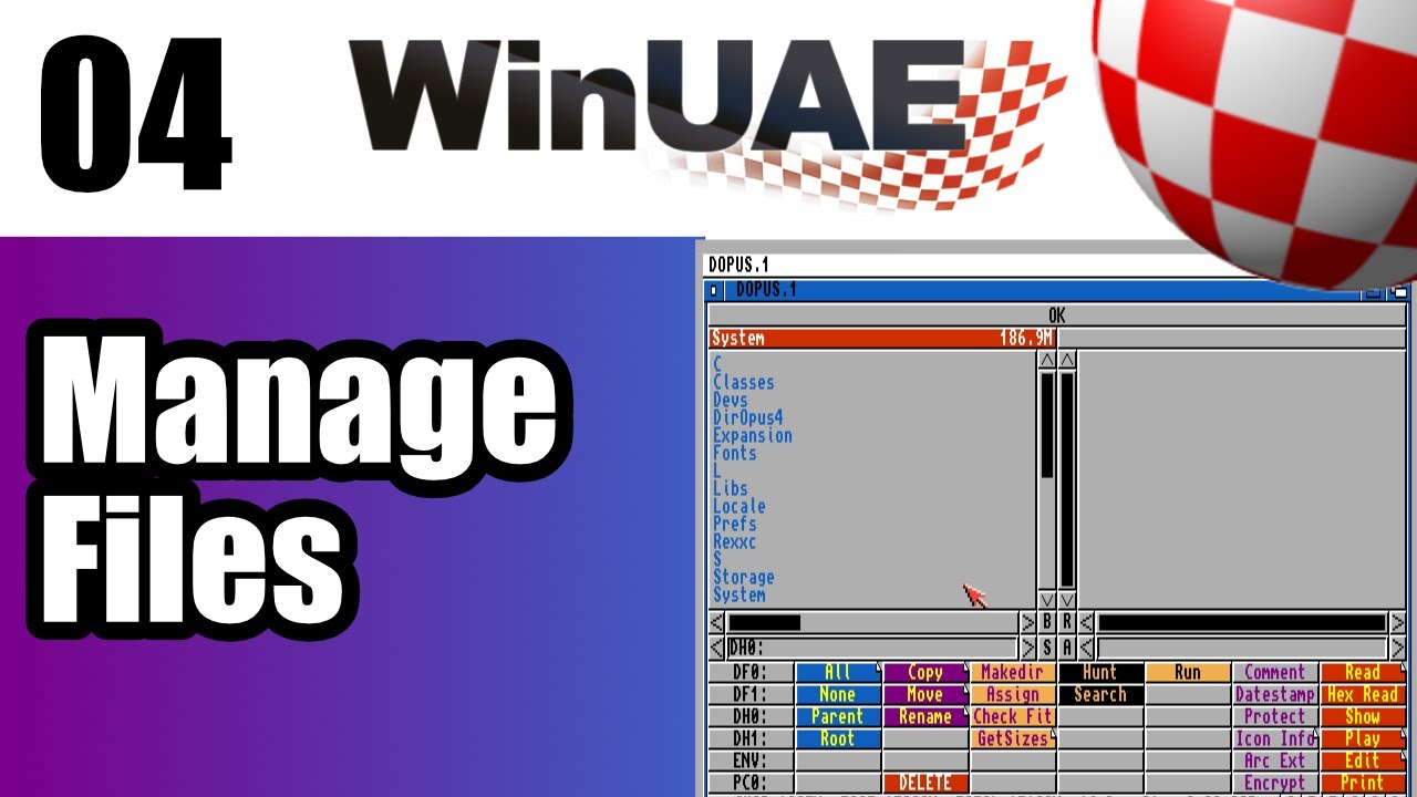 WinUAE Guide - Part 4: Managing Files - YouTube