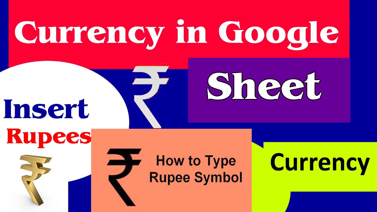 How To Write Indian Currency Symbol On Google Sheet In Hindi And English YouTube How To Write Indian Currency Symbol On Google Sheet In Hindi And English YouTube