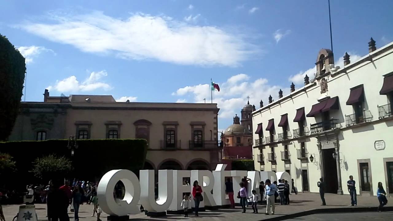 Plaza de armas y palacio de gobierno de Querétaro - YouTube