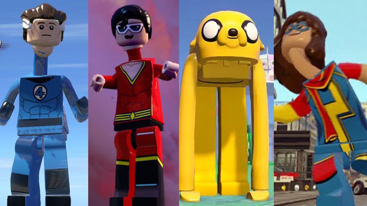 ALL Elastic Characters in Lego Videogames - YouTube
