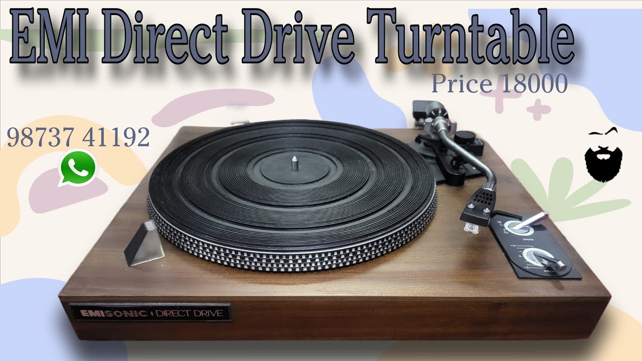 Emi Direct drive turntable For sale price only 18000 my contact no ...