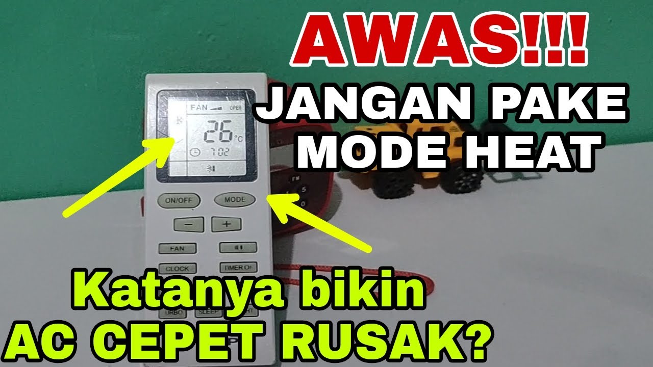 FUNGSI MODE HEAT PADA AC SHARP jarang orang tau ! - YouTube