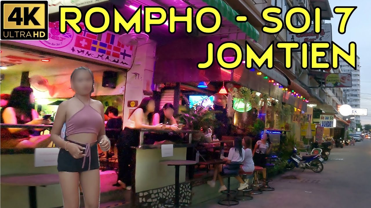Jomtien Evening Check out for Soi 7 and Rompho Pattaya Thailand - YouTube