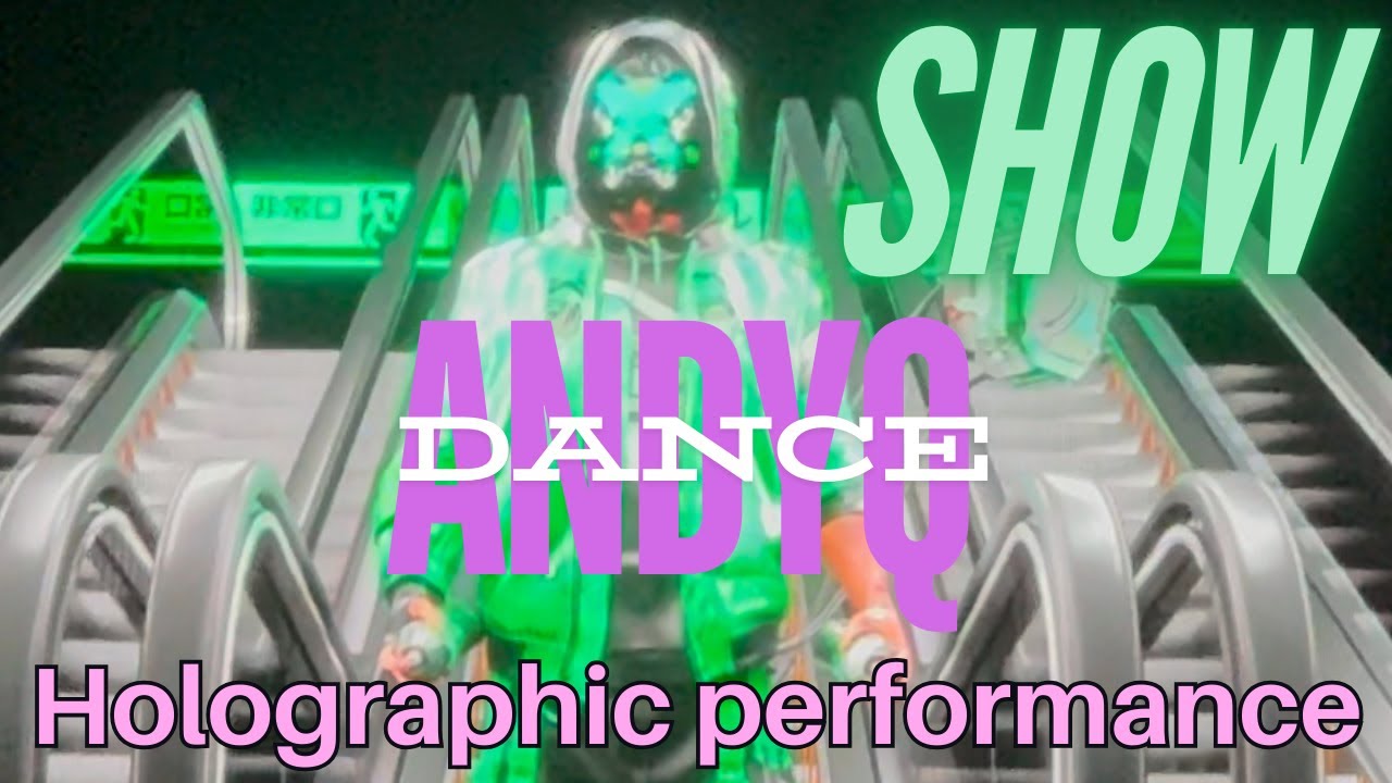 AndyQ @ HOLO Show: Sneak Peek of Futuristic Hologram Dance 🔥 - YouTube