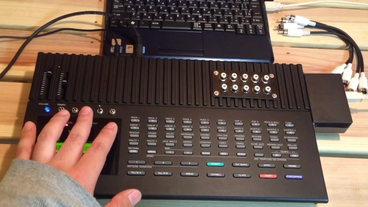 YAMAHA RX120 Circuit bending and USB-MIDI mod - YouTube