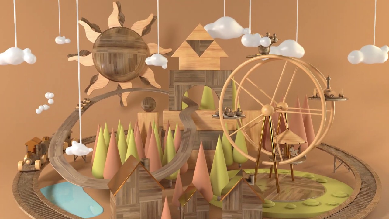 [C4D] Wood Land - YouTube