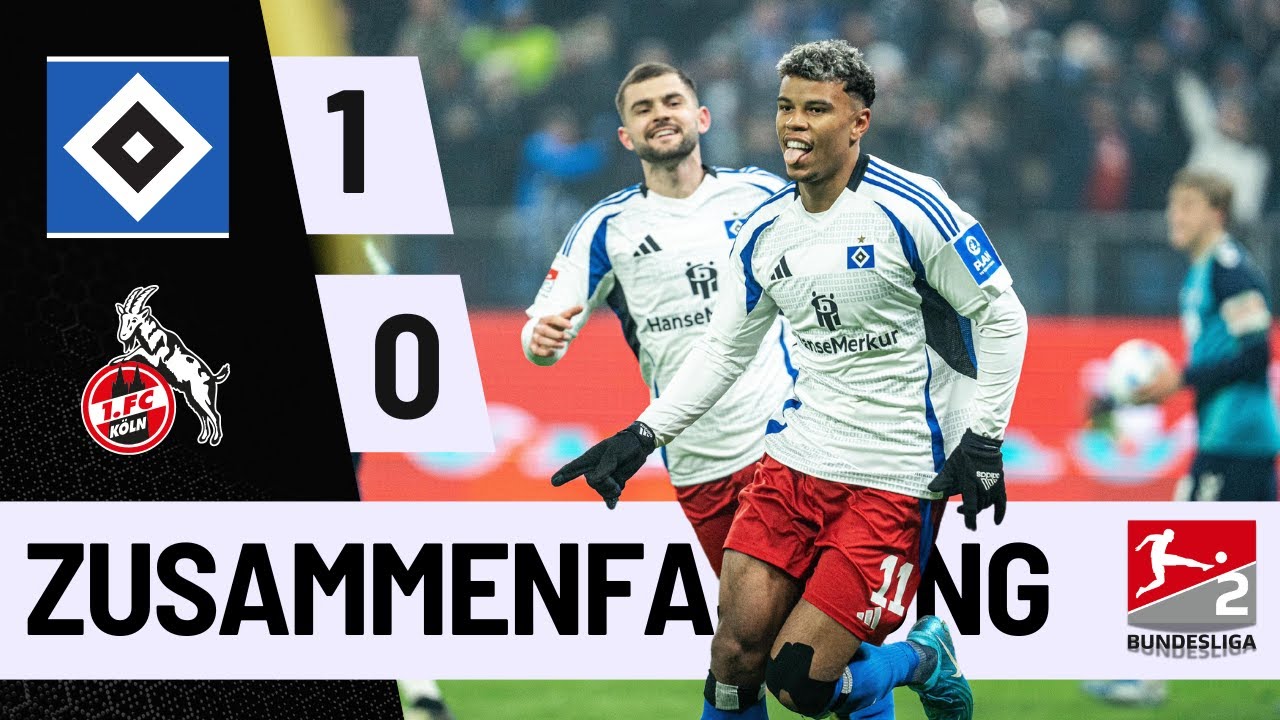 Hamburger SV - 1. FC Köln | 1-0 | Highlights | Bundesliga 2 2024-25 ...