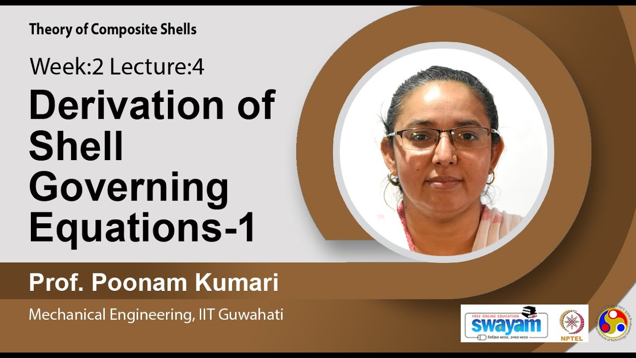 Lec 7 : Derivation of shell governing equations-1 - YouTube