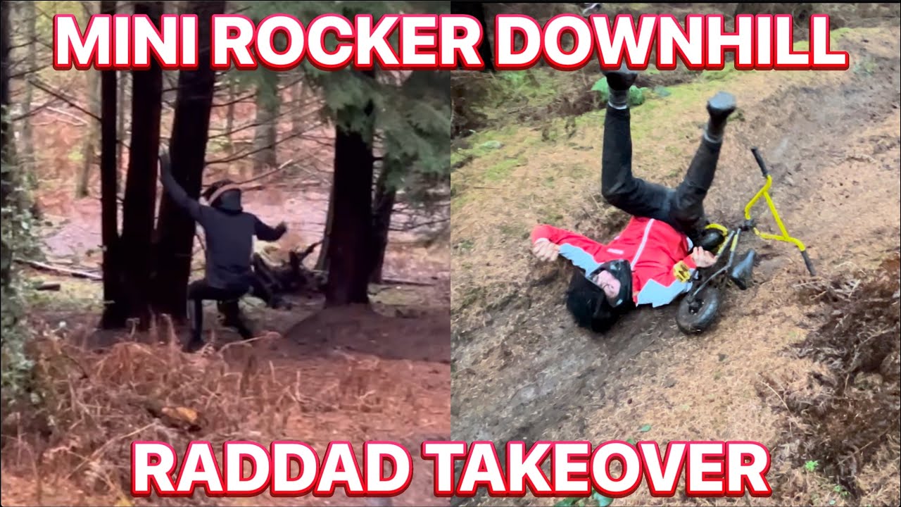 Connor And Harry’s Mini Rocker Downhill RADDAD Takeover - YouTube