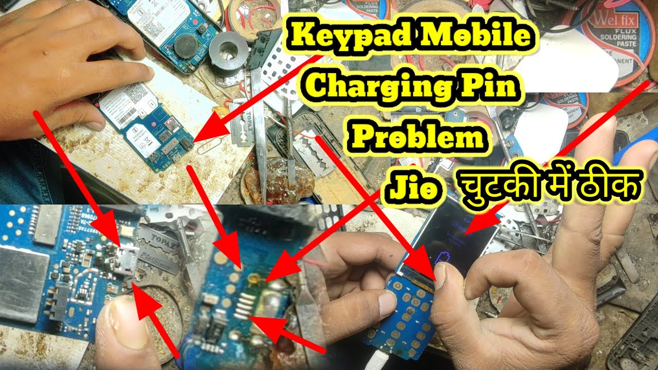 Keypad Mobile Charging Pin Replacement | Jio Keypad Charging ...