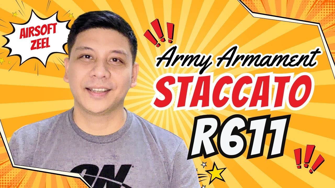 Army Armament Staccato R611 | Airsoft Review Philippines - YouTube