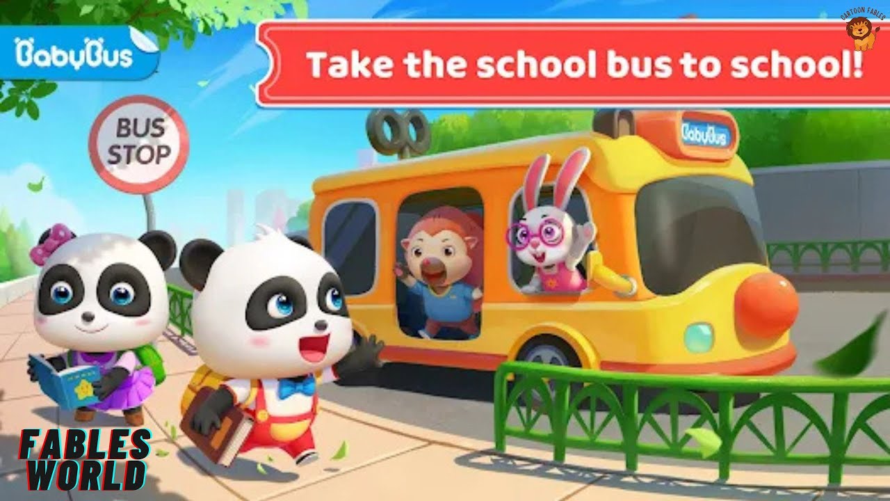 Baby School Bus Kids Cartoon Video | Kids' Video | | Baby School Bus ...