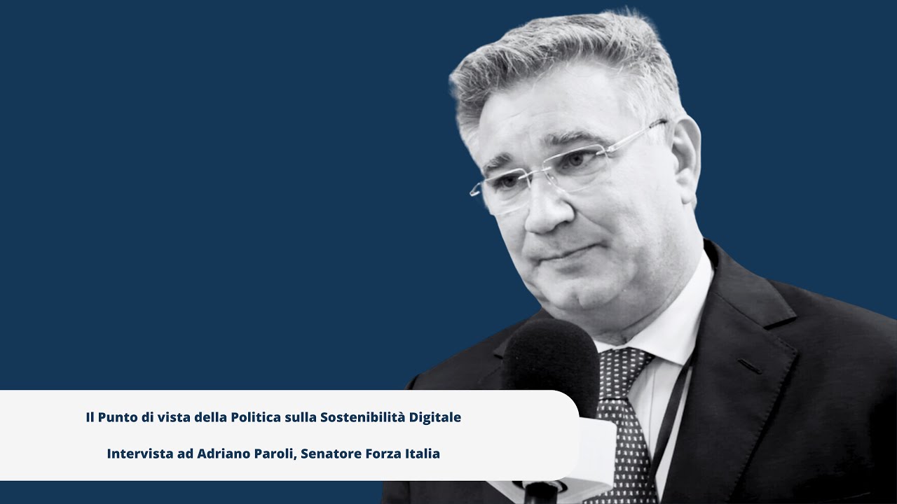 Politica e Sostenibilità Digitale: intervista ad Adriano Paroli ...