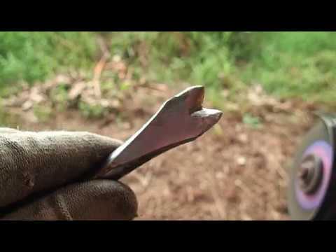 Tiny Home Build -- thebusfor.us 004 - How to modify air chisel with ...