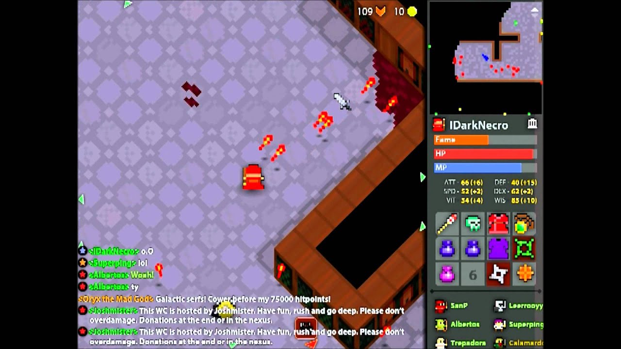 RotMG guild wc with maxed necro - YouTube