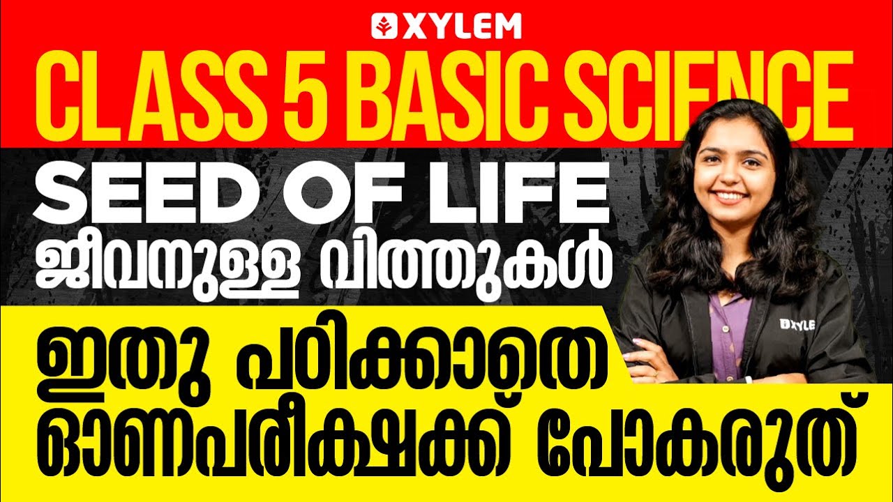 Class 5 Basic Science - Unit: Seed of Life | ജീവനുള്ള വിത്തുകൾ | Xylem Class 5 - YouTube