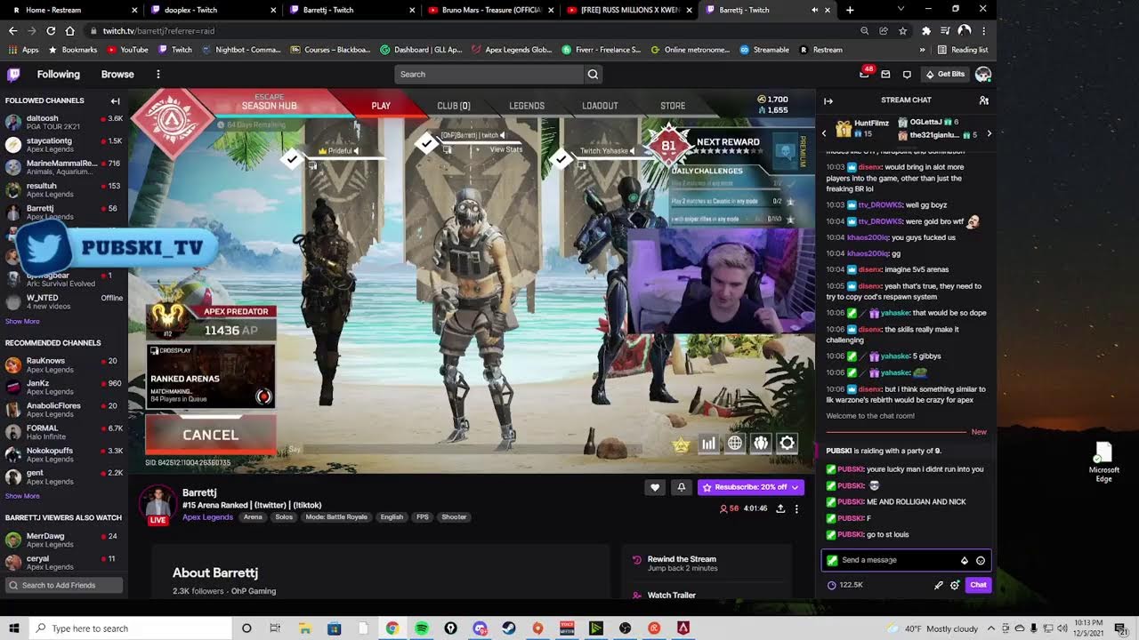 Going for Arena Pred on TWO accounts! - YouTube