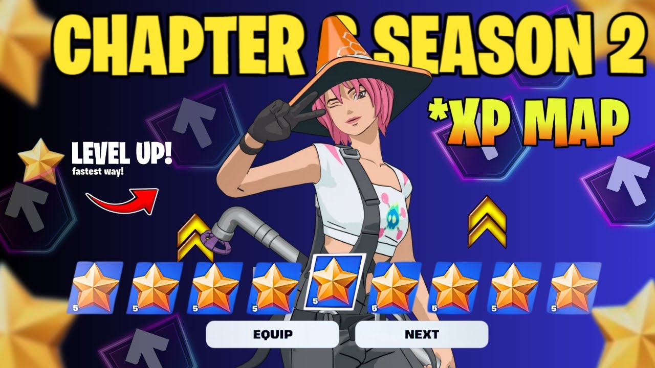 FORTNITE BEST *XP map* IN CHAPTER 6 SEASON 2 TO LEVEL UP FAST! (UNLOCK ...
