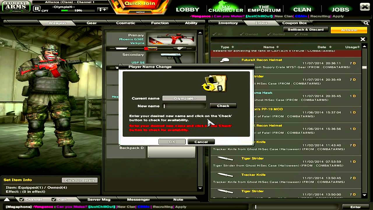 Combat Arms Name Change - YouTube