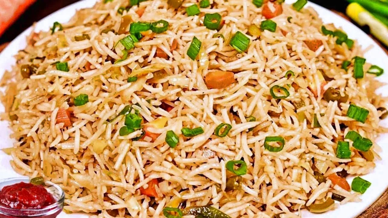 Veg Fried Rice Recipe | रेस्टोरेंट स्टाइल खिली खिली वेज फ्राइड राइस ...