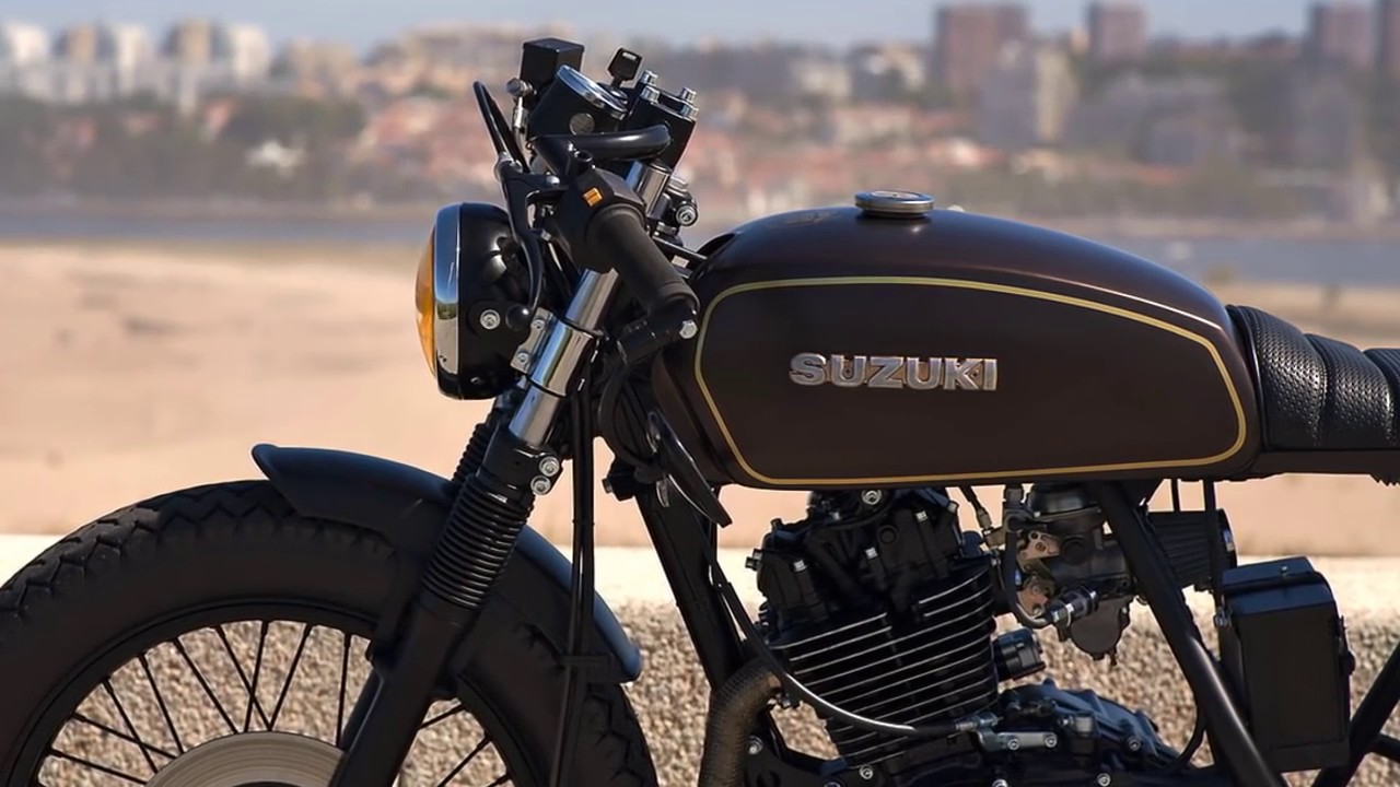 Cafe Racer Suzuki GN 250 by Dream Wheels Heritage - YouTube