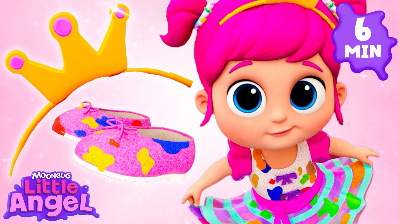 Dress-Up with Princess Jill! 👑🌸 | KARAOKE! | LITTLE ANGEL | Sing Along ...