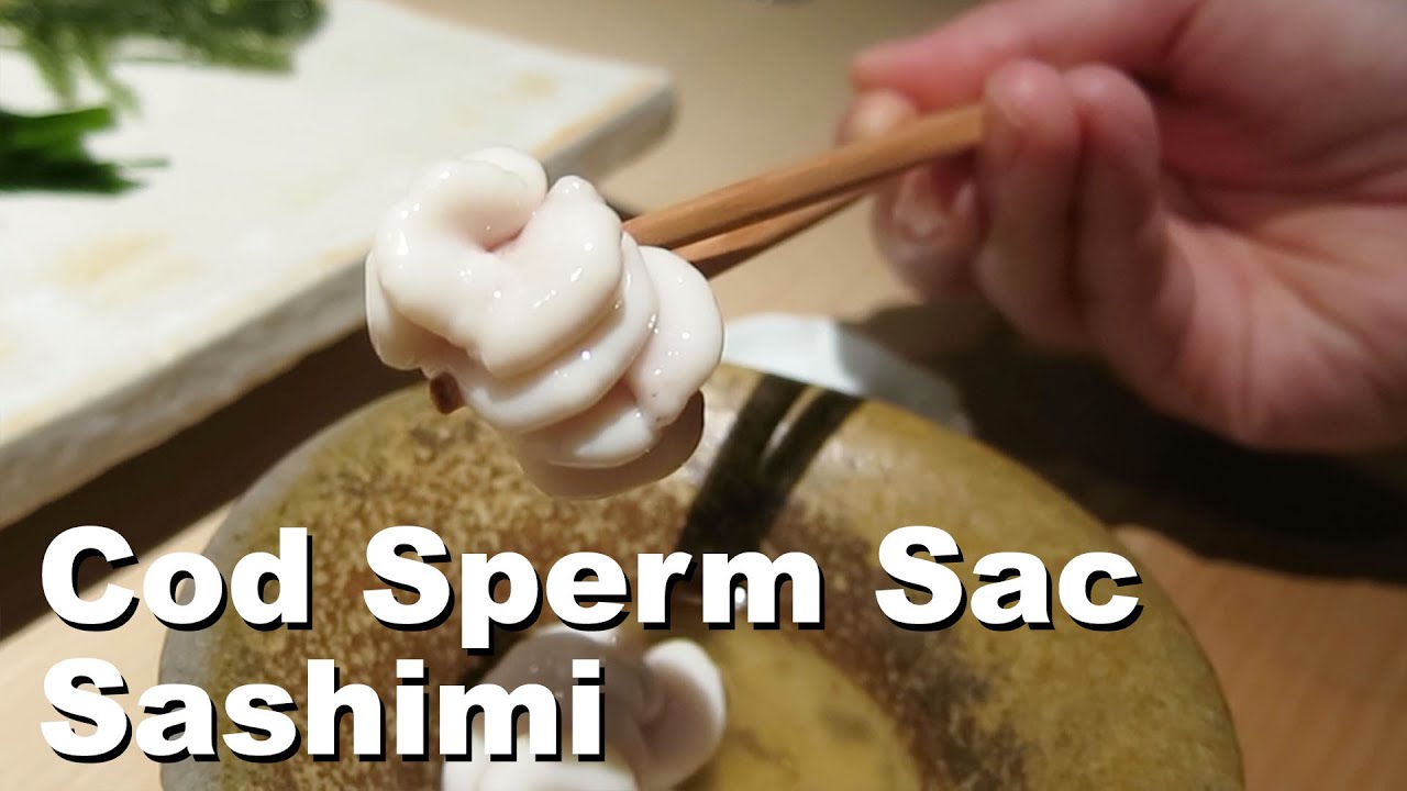 Cod Spem Sac Sashimi! - YouTube