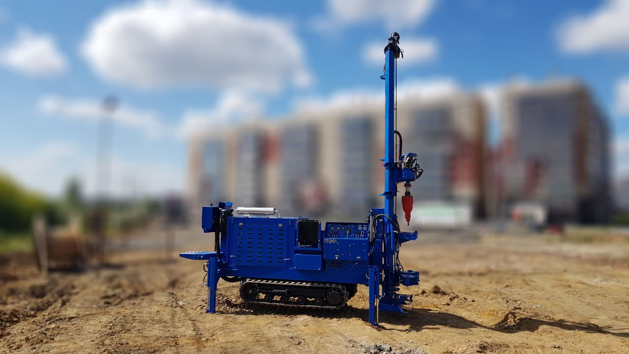 Small-sized drilling rig Titan120 - YouTube