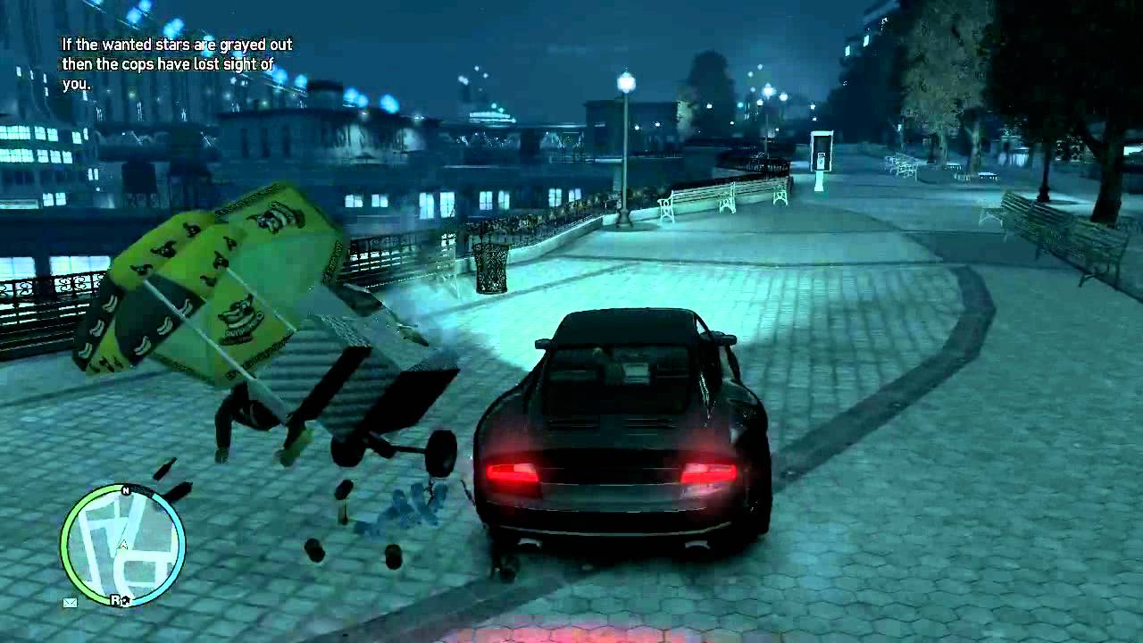 GTA IV Hot Dog Stand Explosion????? - YouTube