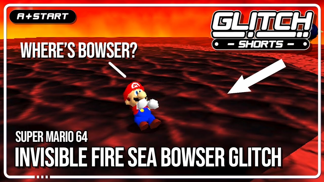 Grabbing Bowsers Tail Isnt Meant To Make Him Invisible Glitch