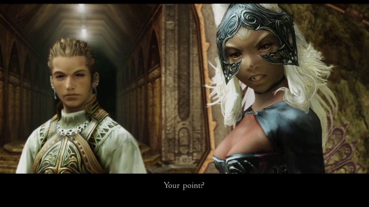 FINAL FANTASY Ⅻ THE ZODIAC AGE - Vaan Pisses Off Fran - YouTube