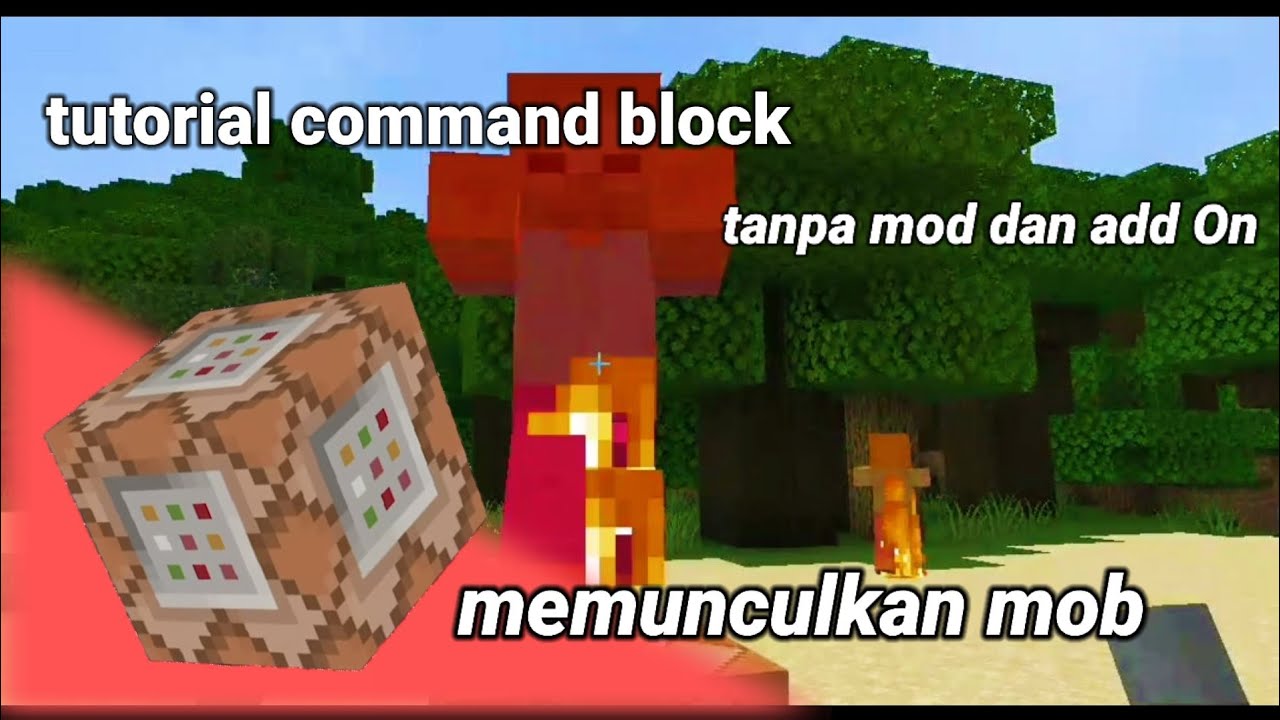 tutorial command block keren memunculkan mob , tanpa mod dan add On #tutorial #commandblock ...