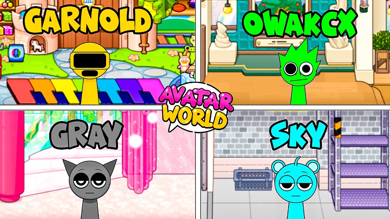 HOW TO MAKE SPRUNKI | AVATAR WORLD - YouTube