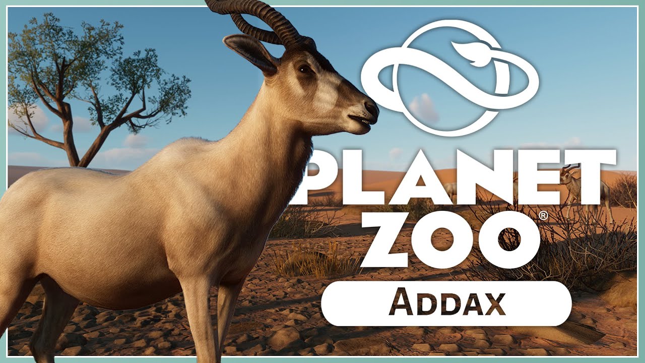 New Addax! | Planet Zoo Arid Animal Pack | Screenshot Reveals - YouTube