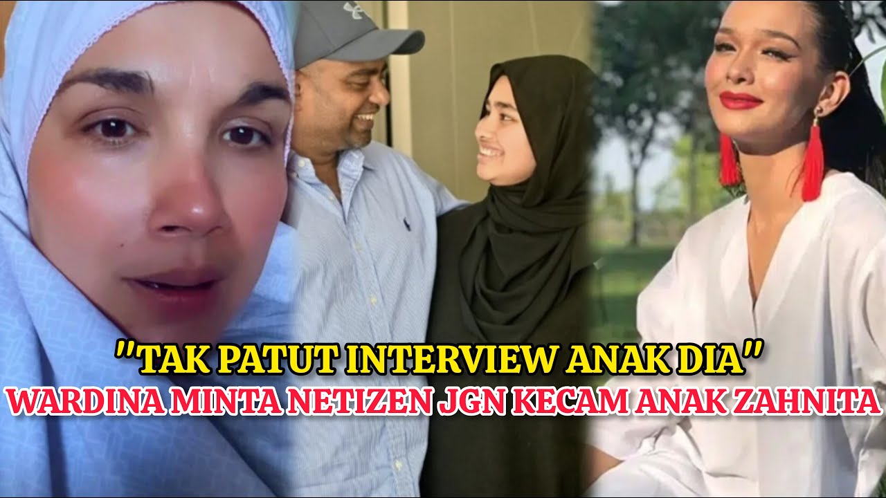 WARDINA SAFFIYAH LUAH RASA KESAL, TAK PERLU LIBATKAN ANAK DALAM MAS4LAH ...