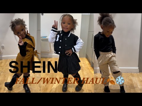 SHEIN KIDS FALL/WINTER TRY ON HAUL🍂❄️
