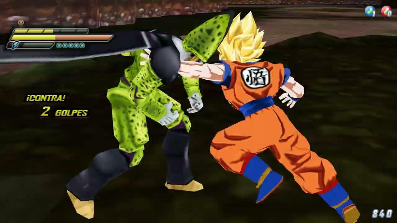 Goku vs Perfect Cell (1x1) Dragon Ball Z Tenkaichi Tag Team - YouTube