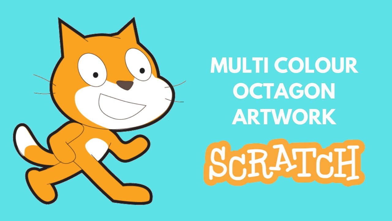 Multi Colour Octagon Artwork in Scratch - YouTube