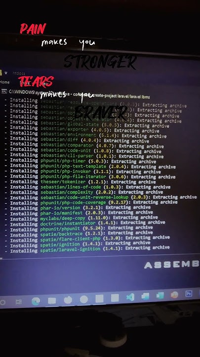 Creating Project Using Laravel Framework Short Laravel Laravelframework Youtube