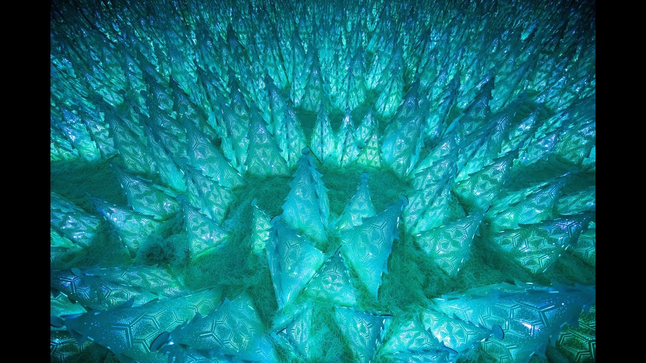 Aurora | Interactive Paper Art Installation - YouTube