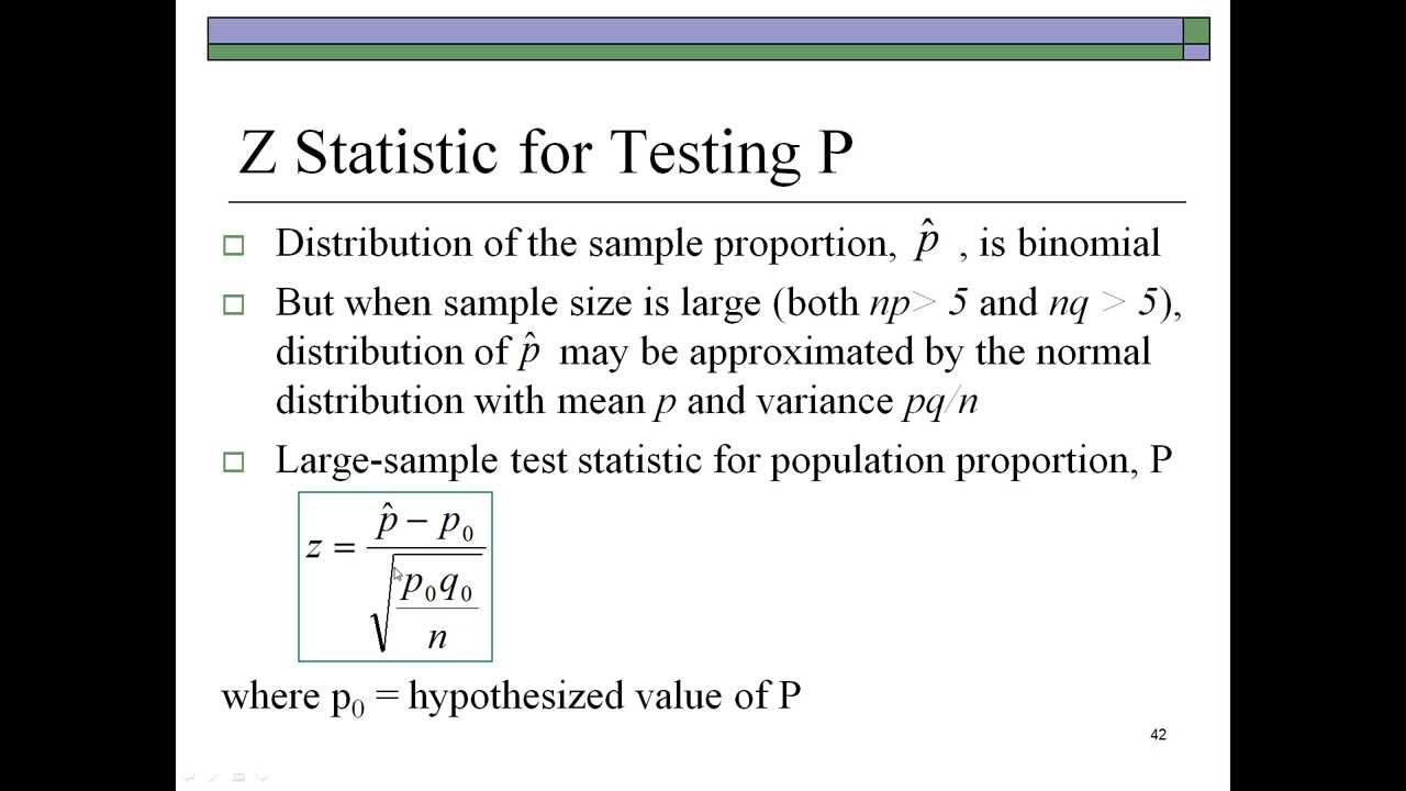 Hypothesis Testing for Mean - Proportion - YouTube