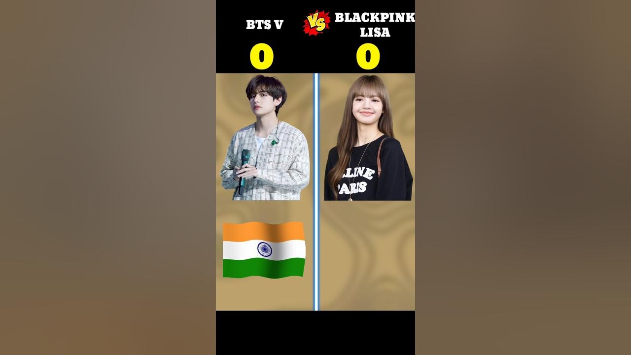 BTS V vs BLACKPINK Lisa 🥰 who is the best? 🤔 #shorts #ytshorts #bts #youtubeshorts #blackpink ...