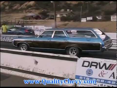 1969 Chevrolet Caprice Kingswood Wagon Drag Racing Barona Drag Strip 11 ...